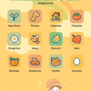 63 App Icon Pack / Chilly but Cosy / Wallpapers & Widgets / - Etsy
