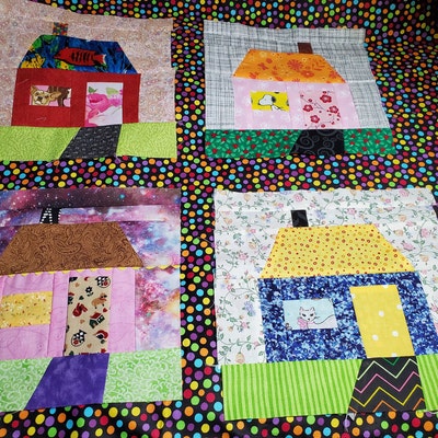 Quilt Block House Patchwork PDF Sewing Pattern - Etsy