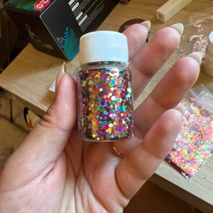 Ultra Fine Holographic Sparkle Black Glitter 0.2 MM Holo - Etsy