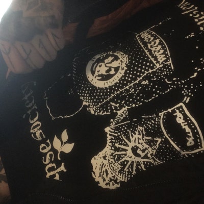 ANTI MUSIC Embroidered Patch Grindcore Mincecore - Etsy