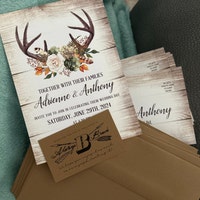 Longhorn Baby Shower Invitation Aztec Bull Skull Invitations Rustic ...