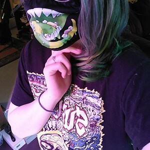 Candy Monster Creepy Cute Dust Face Mask With Filter Pocket | Etsy