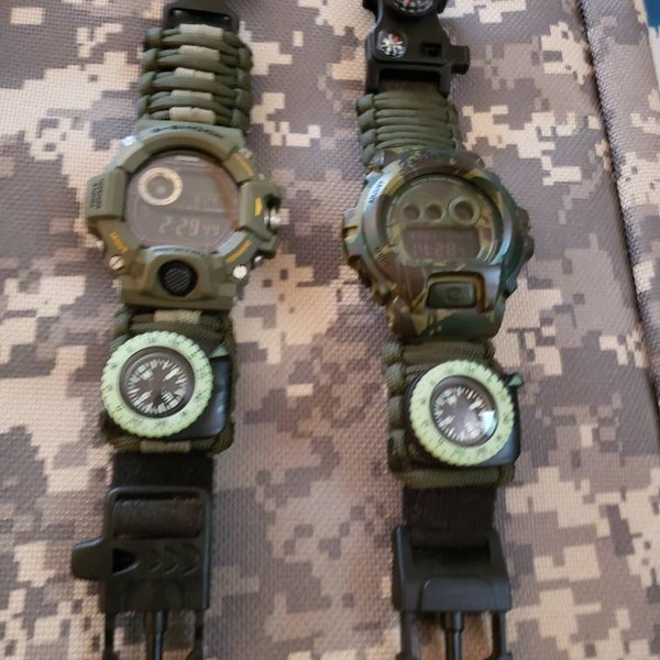 Casio G-shock Rangeman GW-9400 Series Adjustable Paracord Survival ...