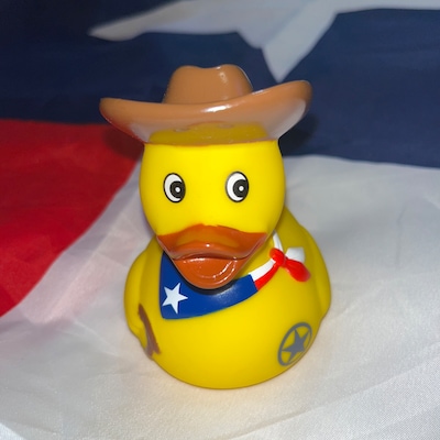 Texas Cowboy Rubber Ducky Perfect for Bath Time - Etsy