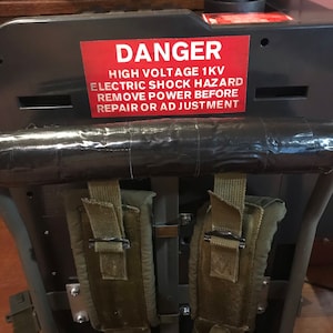 Ghostbusters Plasma Series Hasbro Spenglers Proton Pack Danger Stickers ...