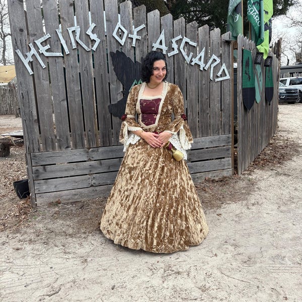 Velvet Forest Wedding Dress Medieval Viking Celtic Pagan Handfasting ...