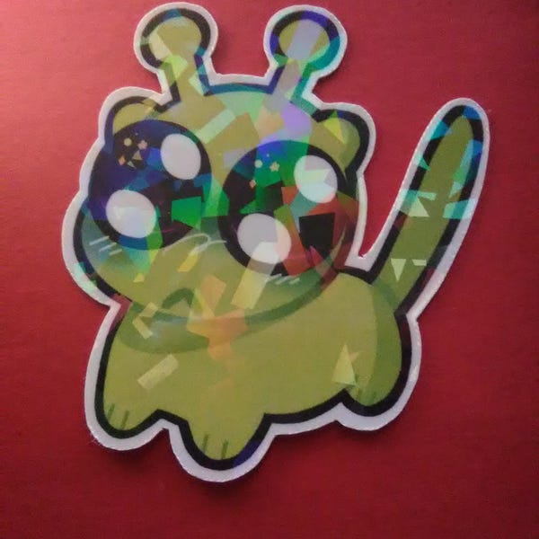 Spinosaurus Friends! - Chibi Holographic Vinyl Dinosaur Stickers - Etsy