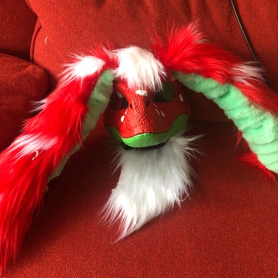 Custom Raptor Mask With Long Ears - Etsy