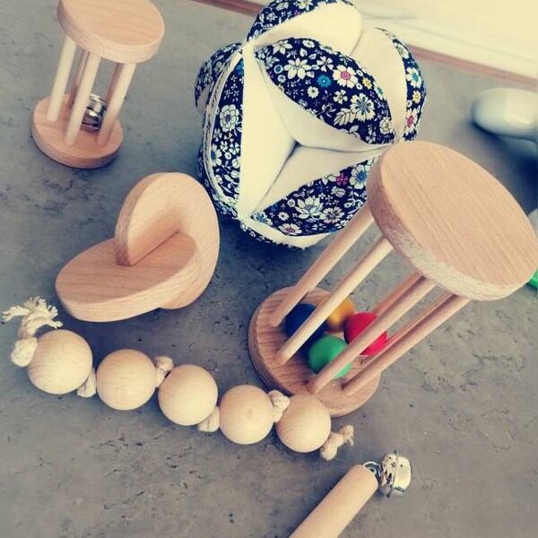 Cylinder With Ball. Ball Cylinder. Ball Rattle. Montessori Cylinder ...