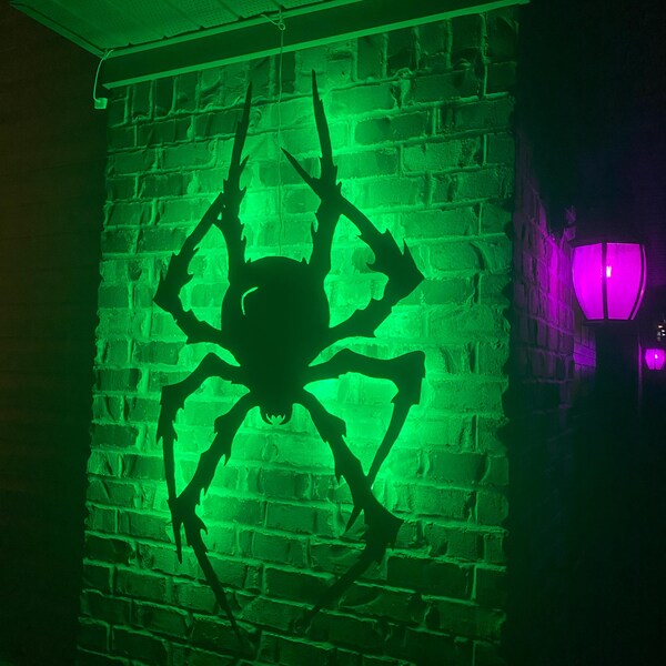 4'9ft Giant Dangling Spider Template When Made. Printable Trace and Cut ...