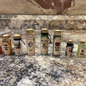 Halloween Apothecary Potion Rack Set of 5 Test Tube Vials in - Etsy