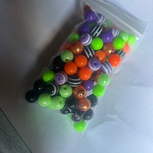 20mm Beads Fall Theme Set Beads Craft Mixed Acrylic Beads - Etsy