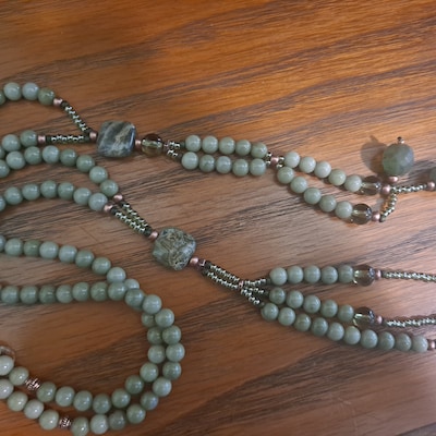LRG Sandalwood & Seed Buddhist Prayer Beads, SGI Beads, Nichiren Gongyo ...