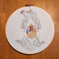 Embroidery Pattern, Modern Embroidery Pattern, Introvert PDF - Etsy Israel