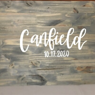 Sale Alternative Guest Book // Wood Guest Board // Wedding Sign in ...