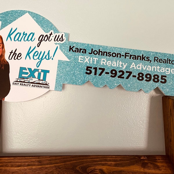 Glitter Just Sold Key Photo Prop: Custom Realtor Gift, PVC - Etsy