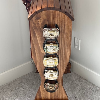 Vertical Belt Buckle Display 3-10 Buckles - Etsy