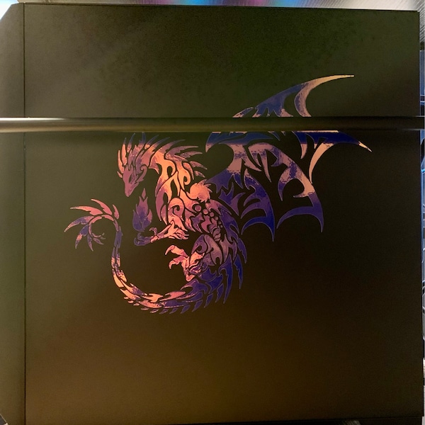 Fire Dragon Vinyl Decal - Etsy