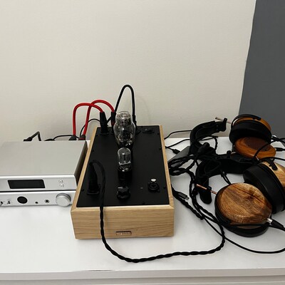 Eufonika H22M Miflex KPCU Tube Headphone Amplifier 6SN7 & 6080 TUBE ...