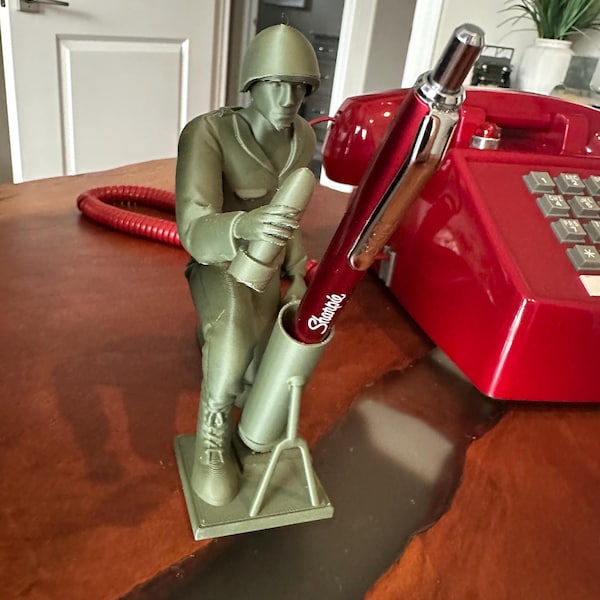Bazooka Army Men Toy Pen Holder - Etsy