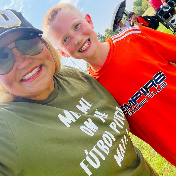 Soccer Mom Hat With Number Patch, Custom Varsity Sports Cap, Game Day ...