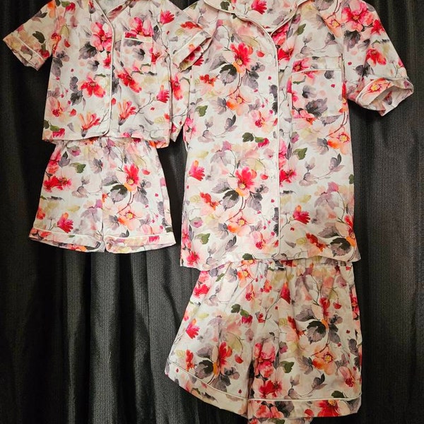 Pj Sewing Pattern | Classic Summer Pyjama Summer Set | Digital PDF File ...