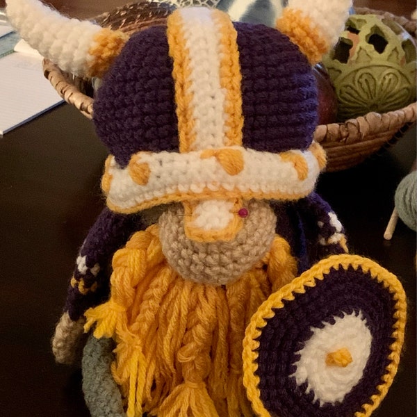 Viking Gnome Crochet Pattern PDF Viking Amigurumi Pattern Norse Gnome ...