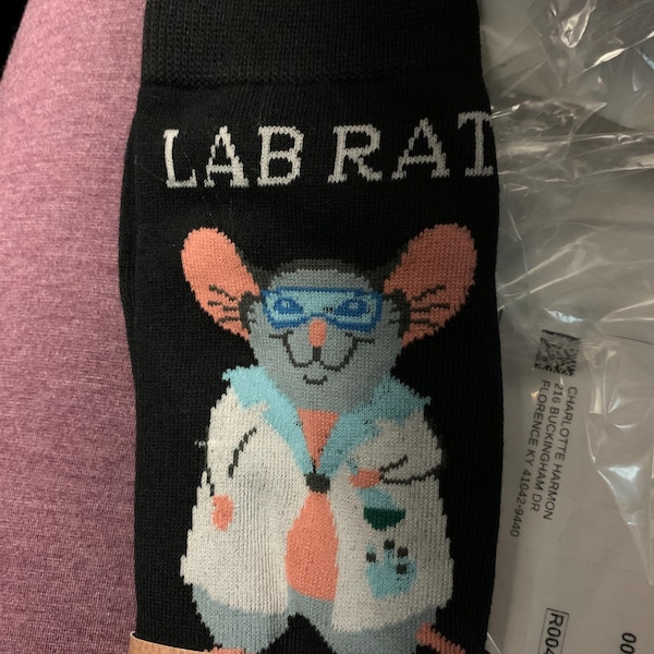 Lab Rat Socks Multipattern - Etsy