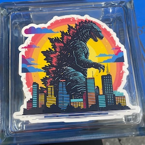 Godzilla City SVG PNG, PSD Digital File High-quality Artwork for Crafts ...