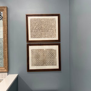 Neutral Vintage Wallpaper Pattern Vintage Pattern Digital Print Wall ...