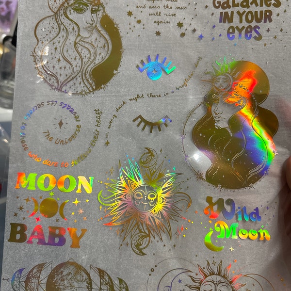 Resin Foil Surreal Eve - Resin Foil Sheet Art Supplies - Etsy