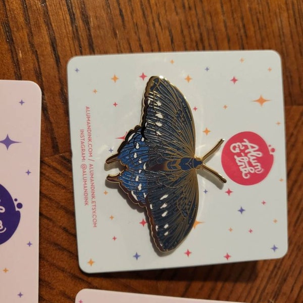 Pipevine Swallowtail Butterfly Enamel Pin - Etsy