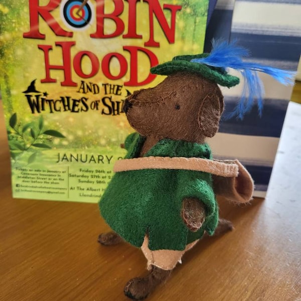 Robin Hood Costume Sewing Pattern - Clothing for Toy Animals - Felt ...