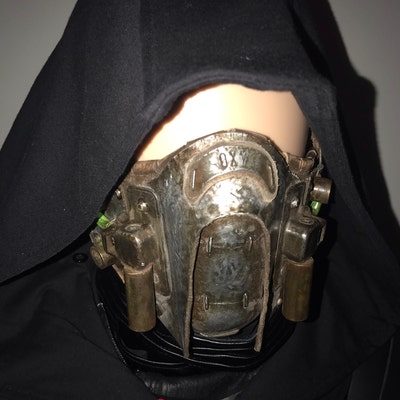 Steel Sci-fi Mask Post-apocalyptic Mask Leather Mask Handcrafted Mask ...