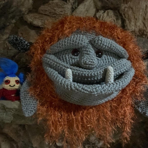 Huge Crochet Fluffy Monster Trophy Head Pattern, PDF Digital Download ...