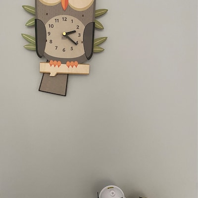 Bigfoot Pendulum Clock Sasquatch Clock Kids Clock - Etsy