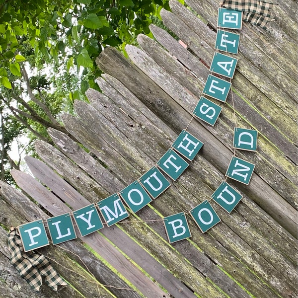 Personalized College Bound Banner | Custom Graduation Garland | College ...