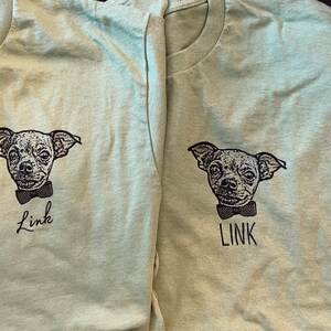 Custom Pet Shirt Pet Photo Name Custom Dog Shirt Personalized Dog Shirt ...