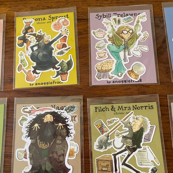 Rubeus Hagrid Sticker Set - Etsy