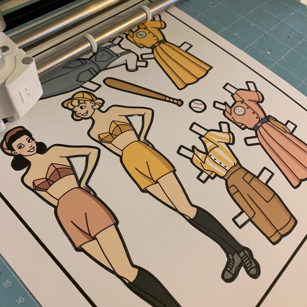 Custom Made Personalized Printable Paper Dolls. Hand Drawn Paper Dolls ...