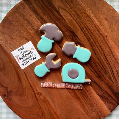 Dad, I Love BUILDING Memories WITH YOU Father's Day Cookie Tag, 2 ...