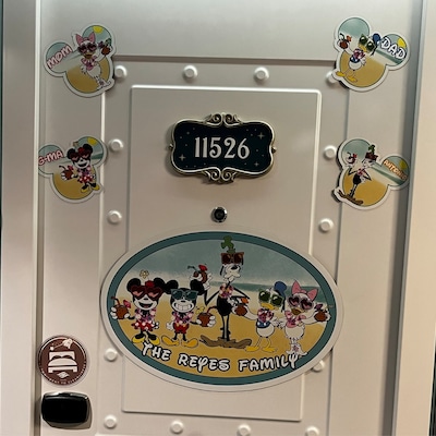 Disney Inspired Captain Mickey & Minnie Magnets Large Painted ...