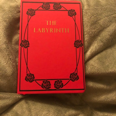 Labyrinth Notebook lined Journal - Etsy