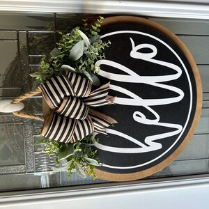 Front Door Decor Welcome to Our Happy Place Year Round - Etsy