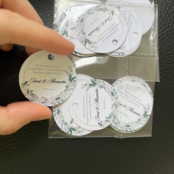 Memorial Kraft Tags With Name and Dates, Personalised Memorial Tags, in ...