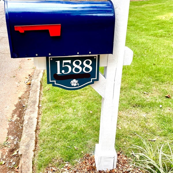 12" X 9" Mailbox House Number Sign, Mailbox Number, Realtor Closing ...