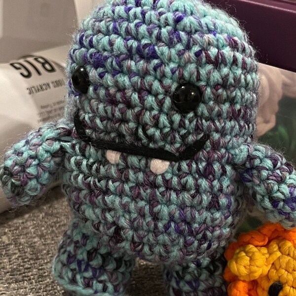 Little Monster Crochet Pattern, Amigurumi Monster, Amigurumi Pattern ...
