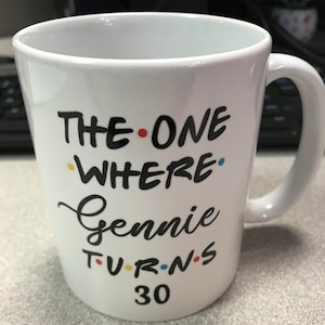 Personalized 30th Birthday Mug, Happy 30th Birthday Party, 30th ...