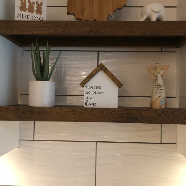 There’s No Place Like Home | Farmhouse Decor | Decorative Wood House ...