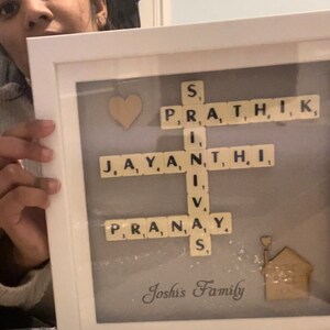Personalised Scrabble Picture Frames Scrabble Frame - Etsy UK